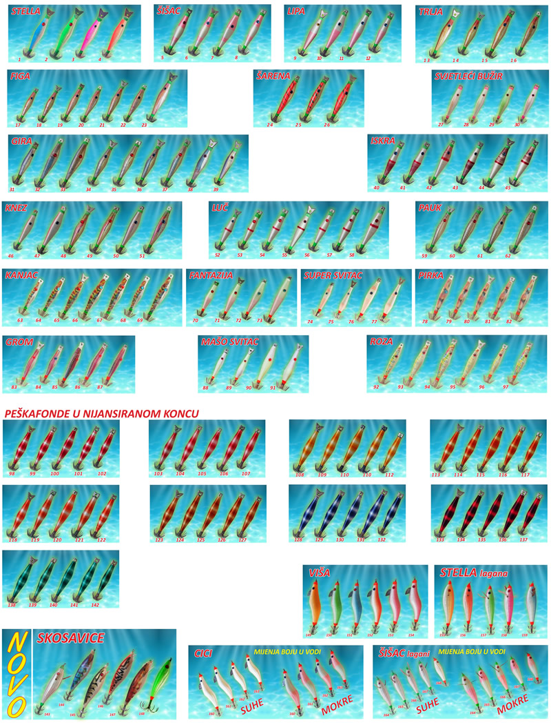 Mala ribica - peškafonde i olovnice